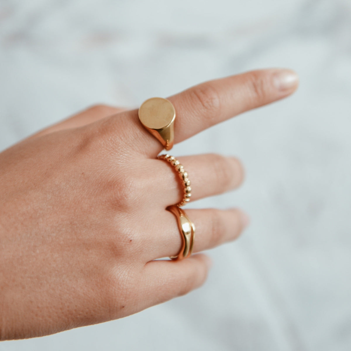 King Signet Ring | Adelfi London